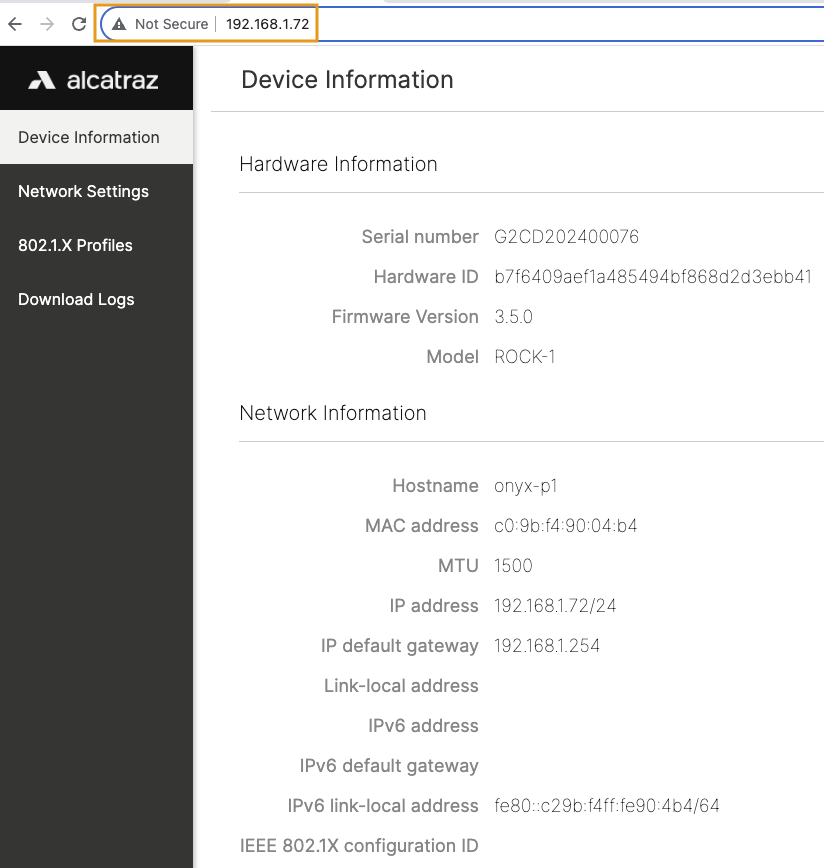 How to Log In to the Rock's Web User Interface